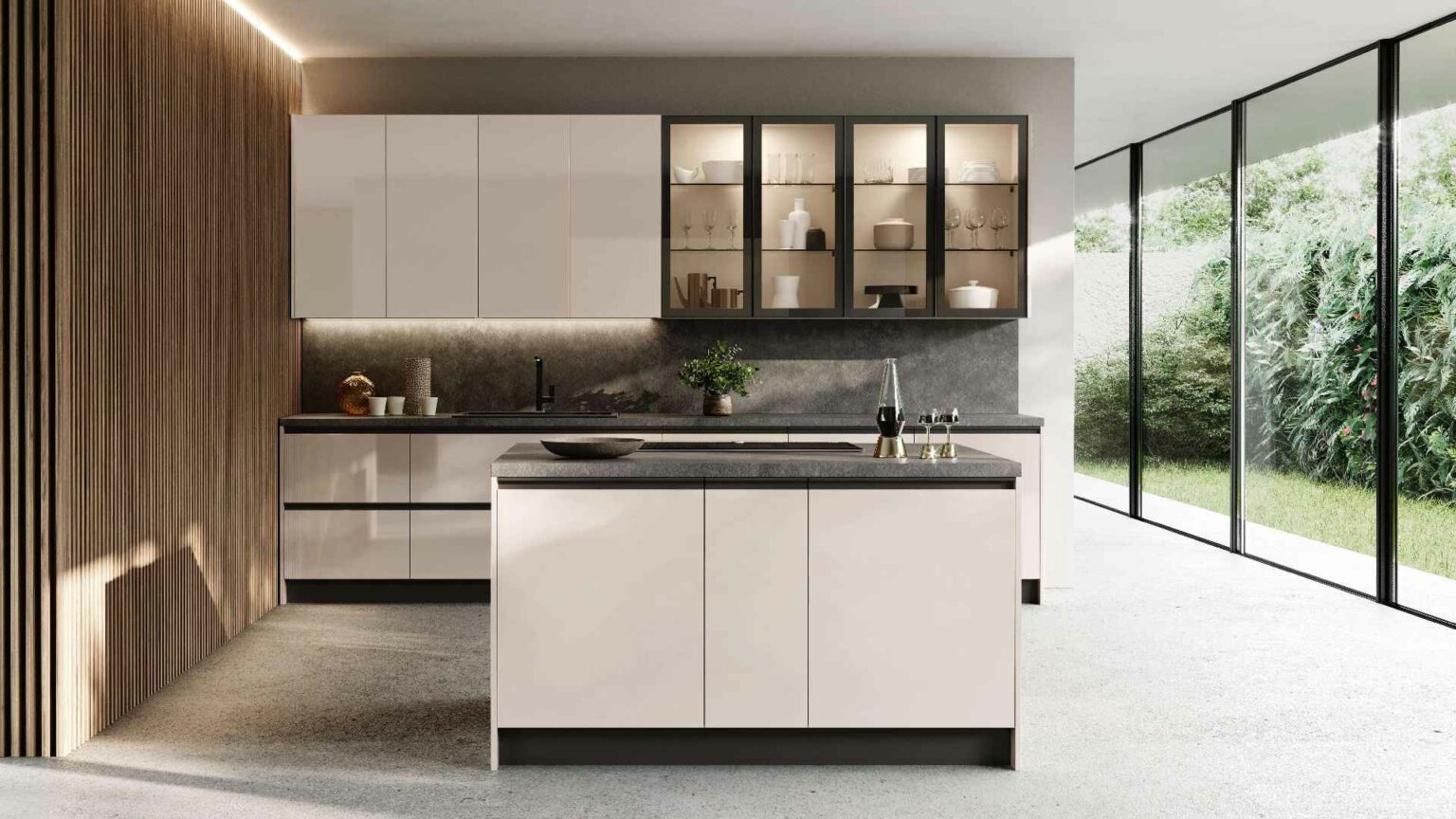 Façades de cuisine en laque mat : Élégance et Raffinement - Quartier ...